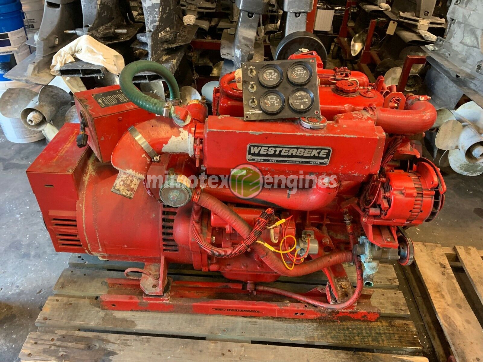 On Sale Westerbeke 32KW BEDA Marine Diesel Generator - Mimotex Engines